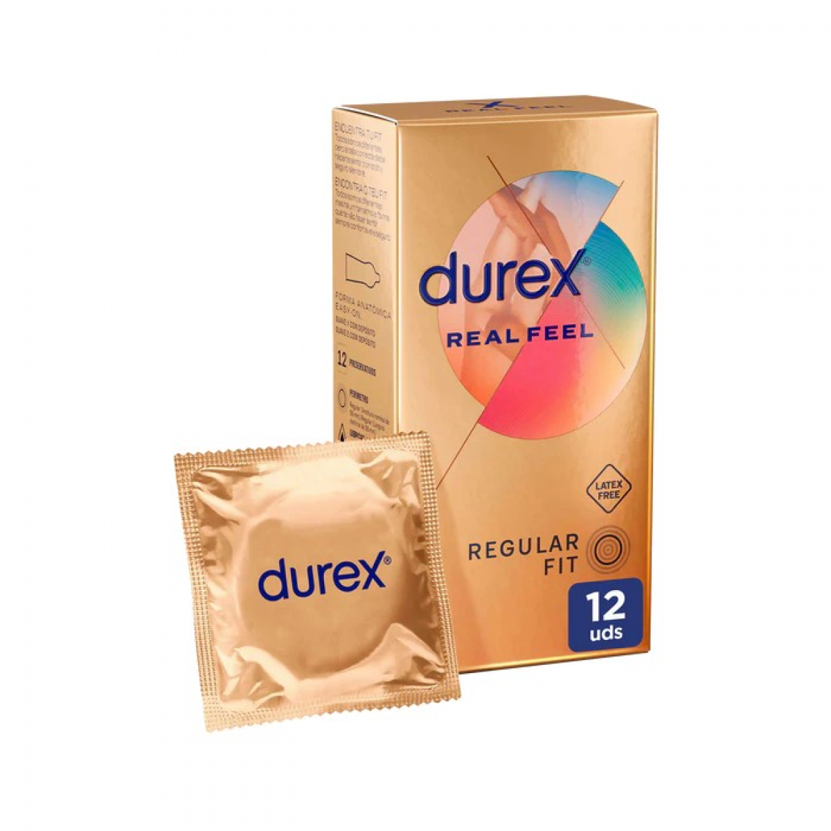 Durex Real Feel Condom 12 Units - 6403501 - GO-farma