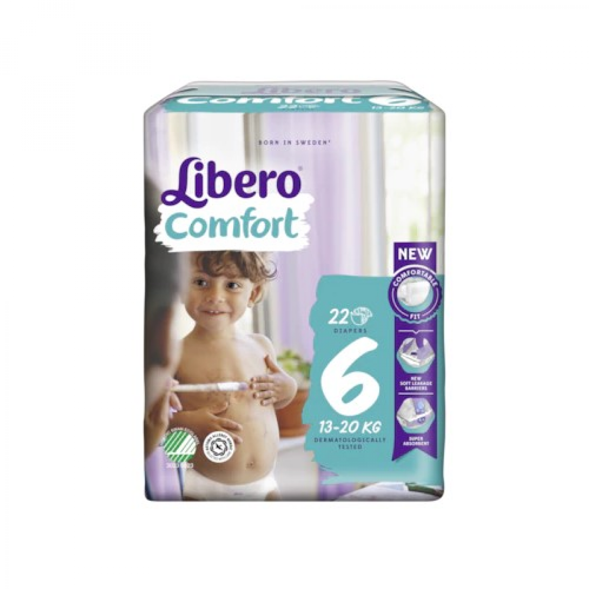 Libero Comfort Fit Diapers Size 6 13-20kg 22 units - 6263640 - GO-farma